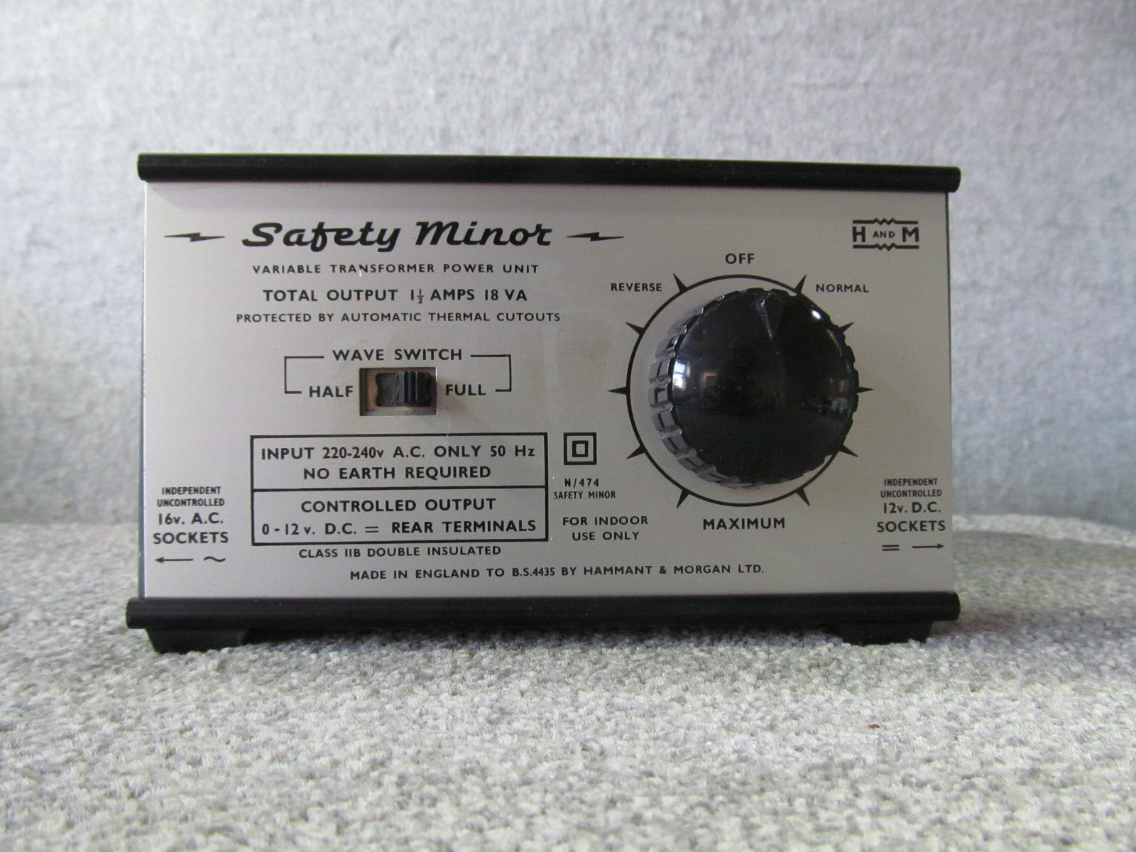 Hammant and Morgan Safety Minor. Pre-owned. Fully Functioning and Guar ...