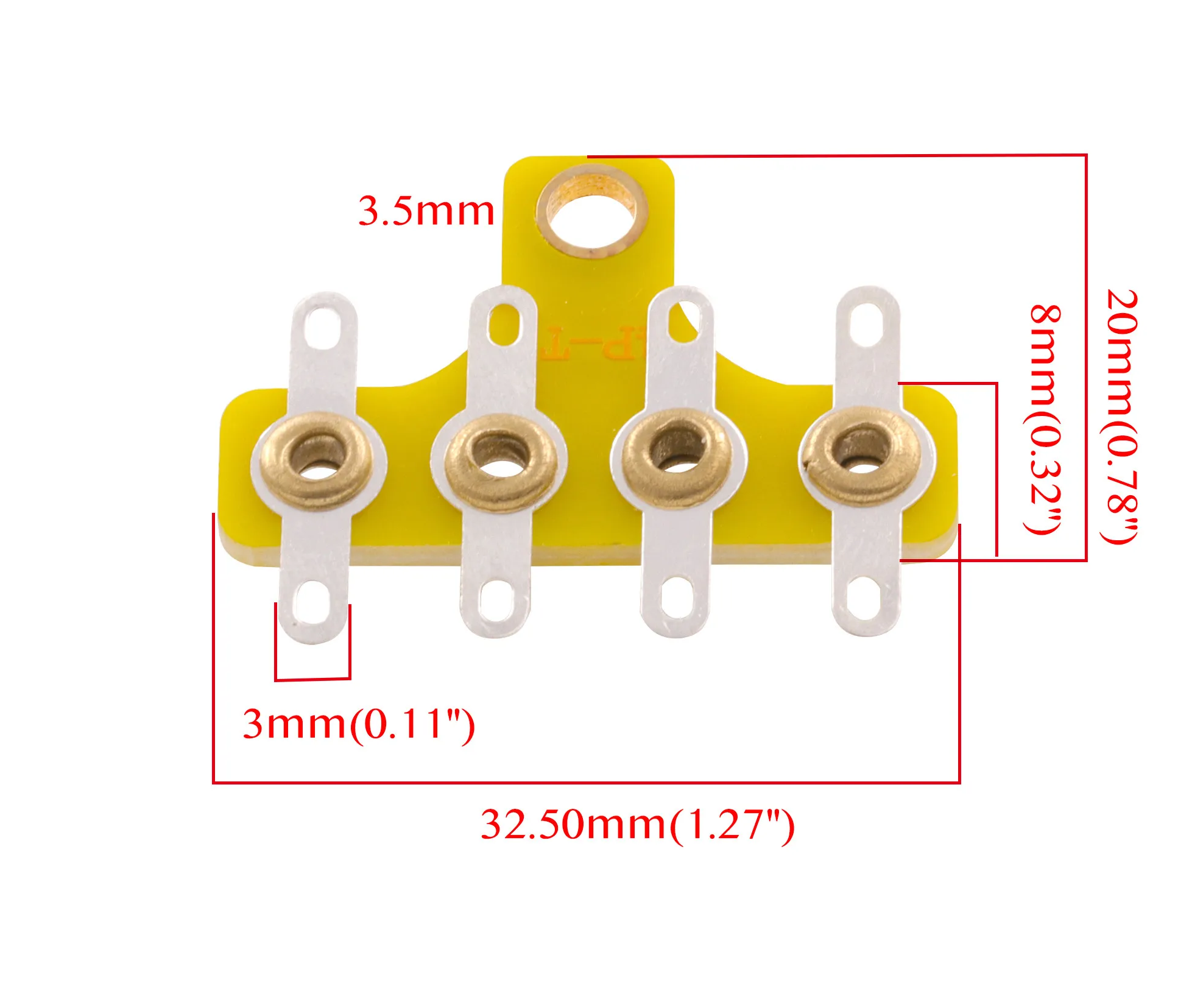 Tag Strip. Solder Tag Strip 4-way – handem electronics